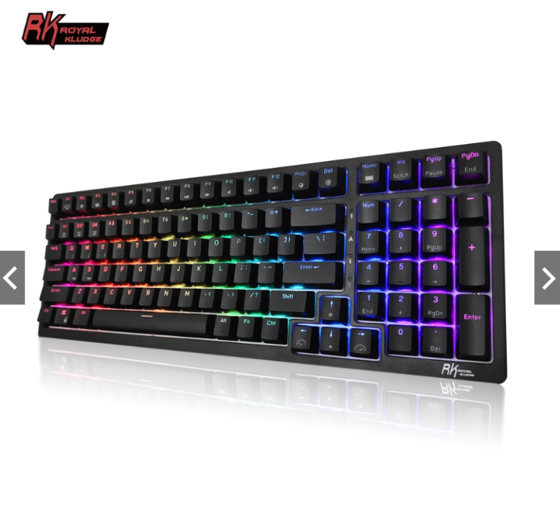 Royal Kludge RK98 / 98 keys / RGB / hotswap / USB HUB / 3 mode Wireless ...