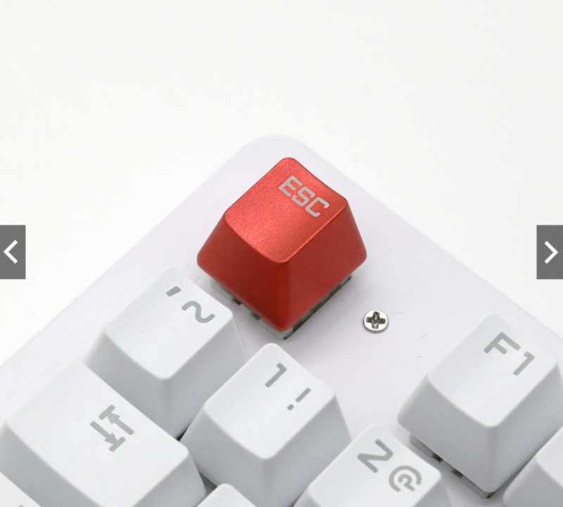 Aluminum Alloy-Arrow-WASD-ESC Keycap Artisan Metal Custom Keycaps for ...