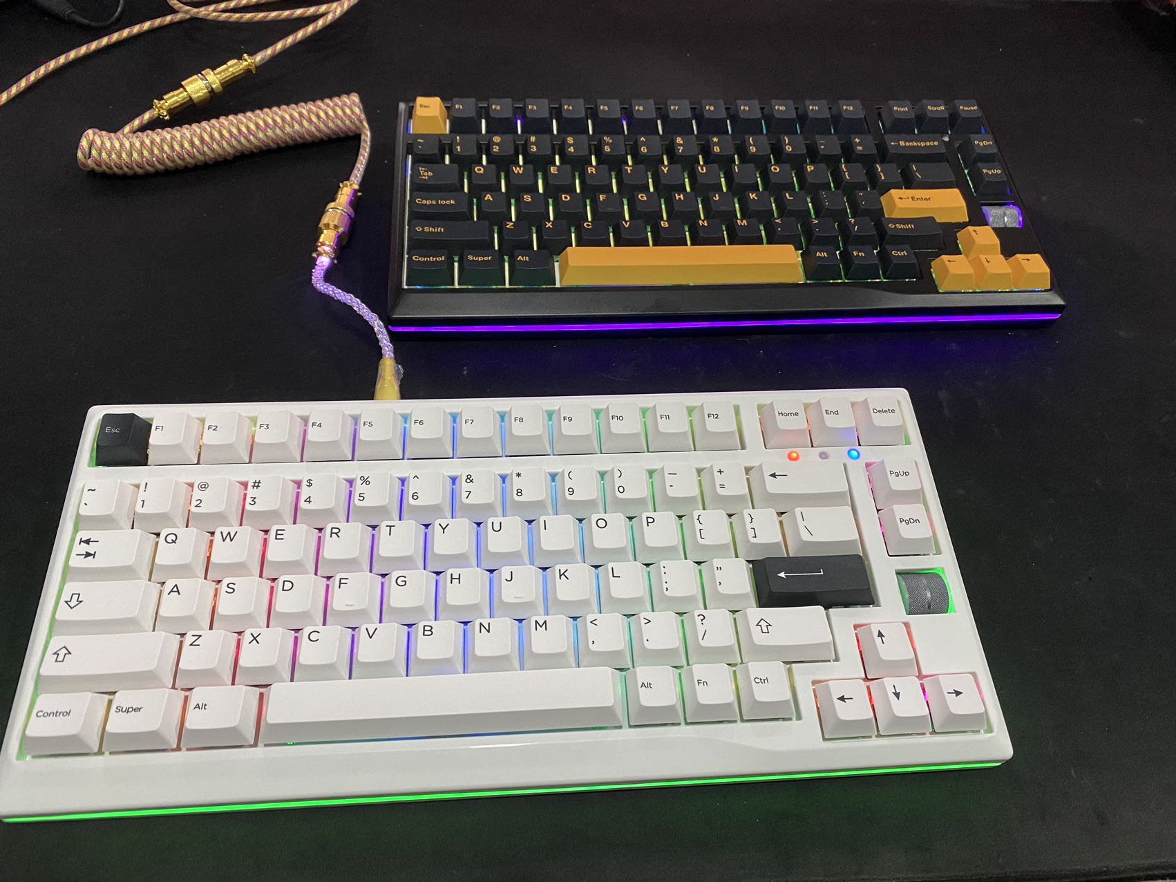 AFLION AFGP 82S KNOB WITH SIDE RGB 75% Wireless - Gamingplanet.store