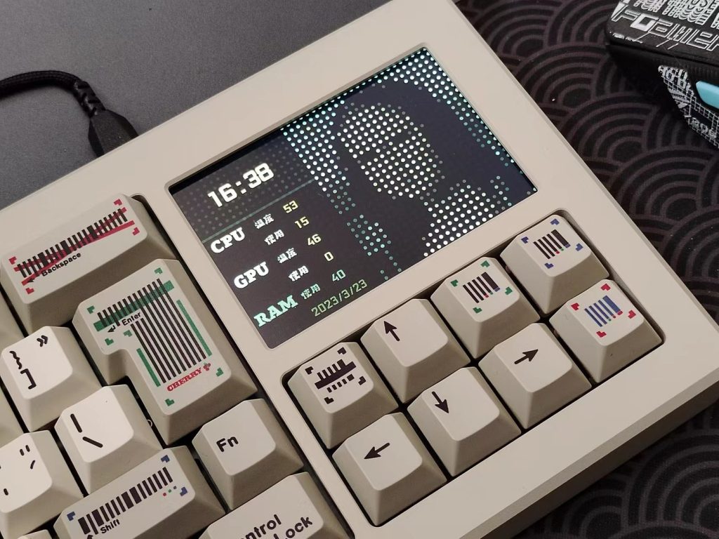 [Groupbuy] SAM S80 V2 with 3.5-inch IPS Screen R2 คีย์บอร์ด Wired พร้อม ...