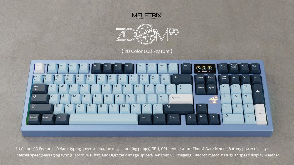 [พร้อมส่ง] Meletrix ZOOM98 Wireless 98% Layout Keyboard Kit (ชุดคิทแบบไร้สาย) - Gamingplanet.store