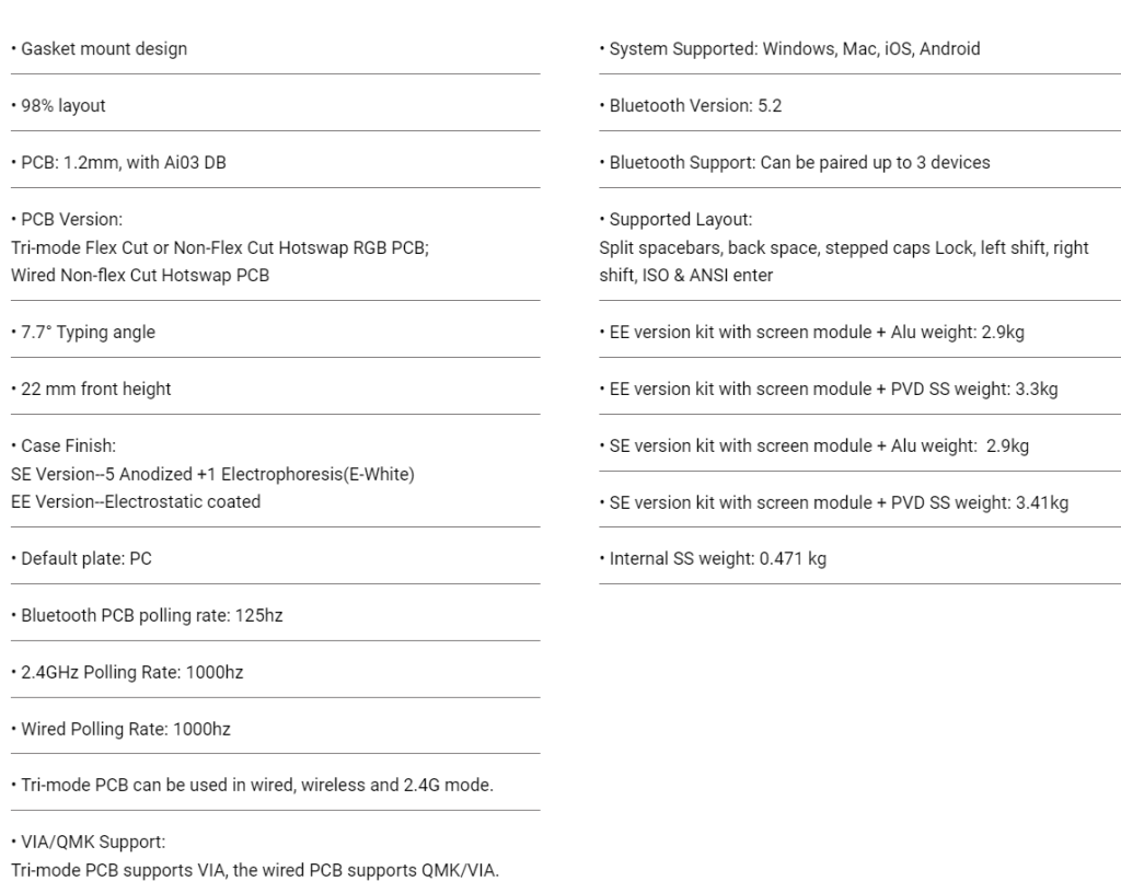 [พร้อมส่ง] Meletrix ZOOM98 Wireless 98% Layout Keyboard Kit (ชุดคิทแบบ ...
