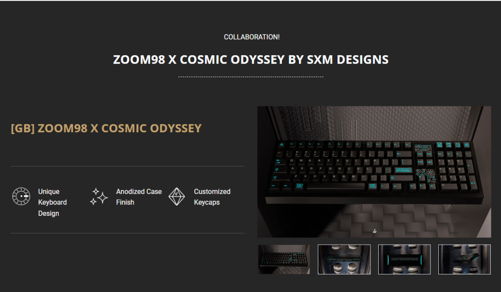 [Groupbuy] Meletrix ZOOM98 X COSMIC ODYSSEY Wireless 98% Layout ...