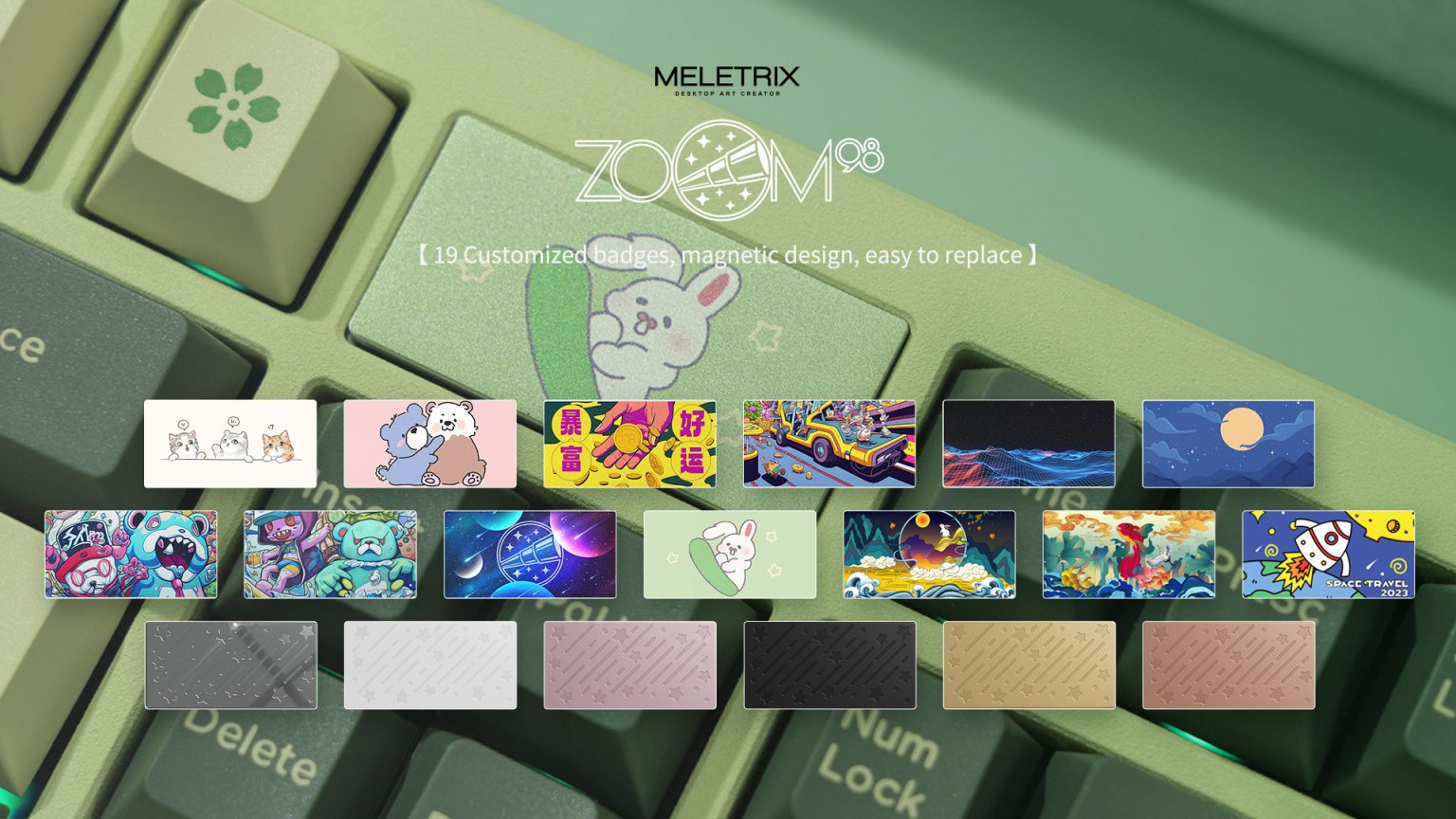 [พร้อมส่ง] Meletrix ZOOM98 Wireless 98% Layout Keyboard Kit (ชุดคิทแบบ ...