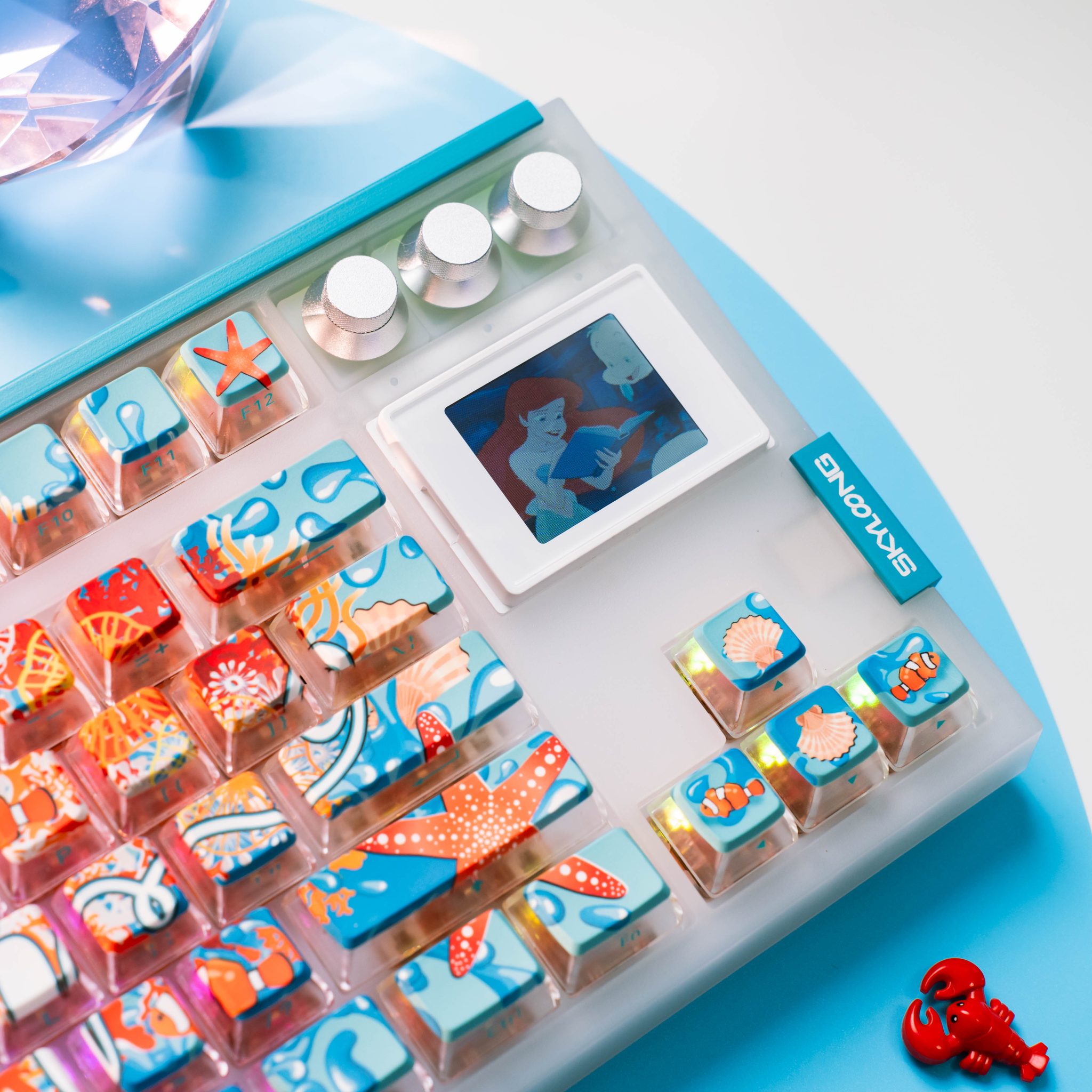 Skyloong GK87 Pro Gasket Wireless 3 mode with Knob and Screen ...